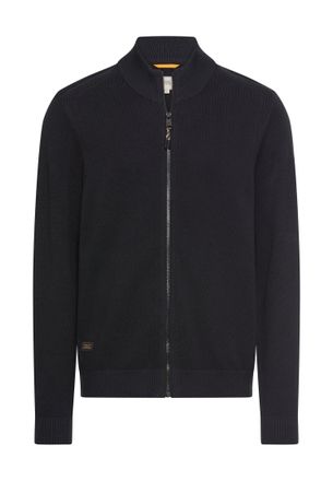 Camel Active Herren Strickjacke mit Stehkragen Navyblau, menswear-6XL