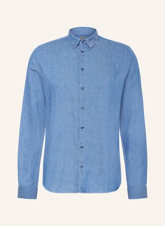 Mos Mosh Mos Mosh Gallery Hemd Mmgmarco Slim Fit In Jeansoptik blau