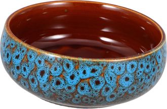 Happyyami Hydroponischer Lotusblumentopf Aus Keramik Rundes Wasserpflanzgefäß Ohne Abflussloch Dekorativer Pflanzbehälter Für Innenbereiche Vielseitig Für Sukku