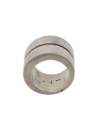 Parts Of Four Crescent Crevice Ring im Layering-Look - Silber