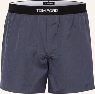 Tom Ford Web-Boxershorts grau