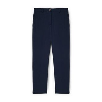 Motivi Chino-Hose aus Cr&ecirc;pe-Jersey - - Trousers - Damen - Blau - M