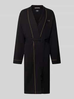 HUGO BOSS Bademantel mit Kontrastpaspeln Modell Xmas Kimono