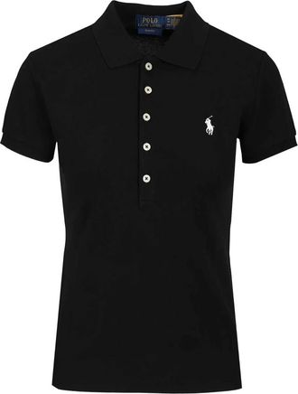 Ralph Lauren Femme, Tops, Noir, Taille: 40 FR Polo Black White PP Polo