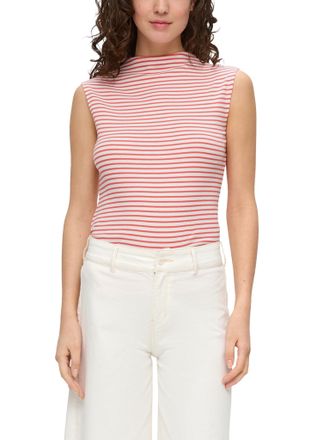 s.Oliver &Auml;rmelloses Top aus Baumwollstretch