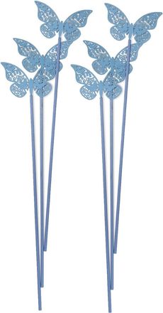 Ashleigh & Burwood Ashleigh & Burwood Aromatherapie-Diffusor-Stäbchen, Design: Schmetterlinge, Ersatzstäbchen aus Faserstoff, 3 Stück, Butterfly Blue, 28 cm