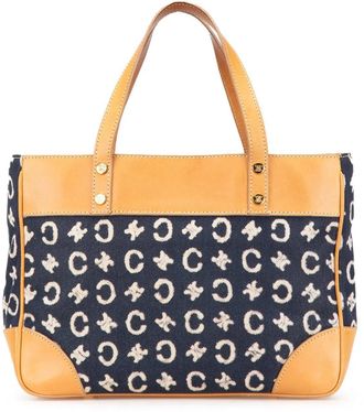 Celine Crossbody Bags - C Macadam Denim Handbag - Gr. unisize - in Blau - f&uuml;r Damen