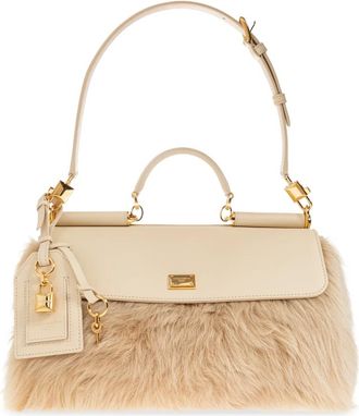 Dolce & Gabbana Femme, Sacs, Beige, Taille: ONE Size My Sicily Medium
