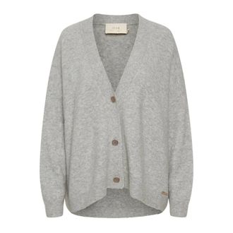Karen by Simonsen Cardigan - Femme - Pulls - Gris - Taille: 38 FR