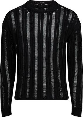 Ann Demeulemeester Pull maille oversize en coton et laine