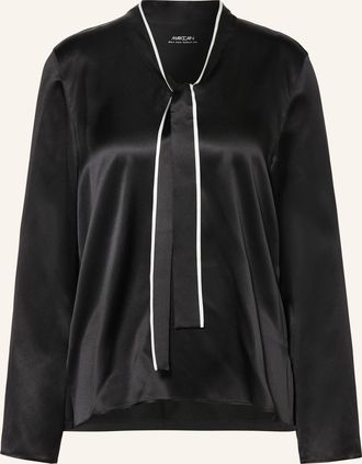 Marc Cain Schluppenbluse Aus Seide schwarz