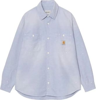 Carhartt Work in Progress Homme, Chemises, Bleu, Taille: M Painter Shirt
