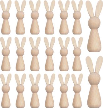 Generic Generisch, unvollendet - Verpackung mit 20 Schneidemitteln in Liebe für Details des Bauernhofs, Osterdekor, Tischdekoration, Basteln