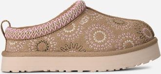 UGG Tazz Sun Stitch f&uuml;r Kinder in Brown, Gr&ouml;&szlig;e Wildleder
