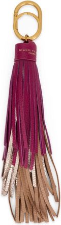 Gianni Chiarini Femme, Accessoires, Violet, Taille: ONE Size Nappa Charm Keychain