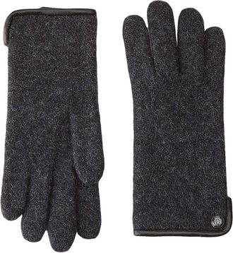 Roeckl Damen Klassische Walkhandschuhe Handschuhe, Grau (A 090), 6