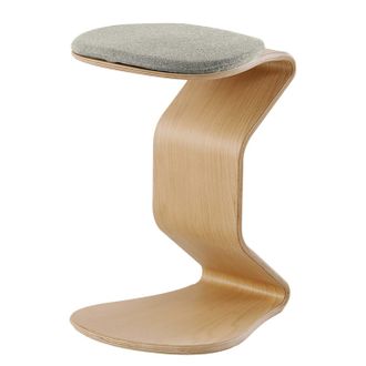 Mayer Sitzm&ouml;bel home24 Hocker myERCOLINO 32 x 46 x 33cm Grau/Granit