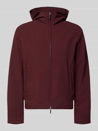 Emporio Armani Jacke mit Kapuze und Zweiwege-Rei&szlig;verschluss