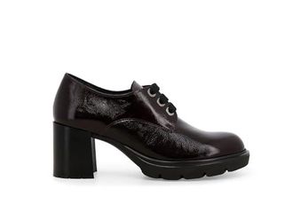 Melluso Mocassin Femme Confortable et &eacute;l&eacute;gant en Cuir Verni avec Bord l5265 37.5