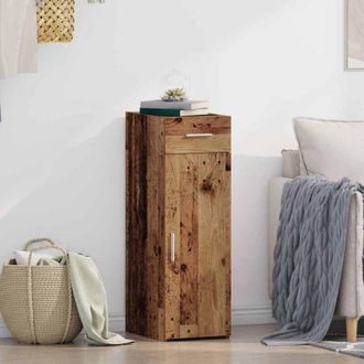 vidaXL Sideboard Altholz 30x42,5x93 cm Holzwerkstoff Vidaxl