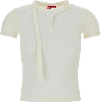 Diesel Femme, Tops, Blanc, Taille: 36 FR Polo Chemises