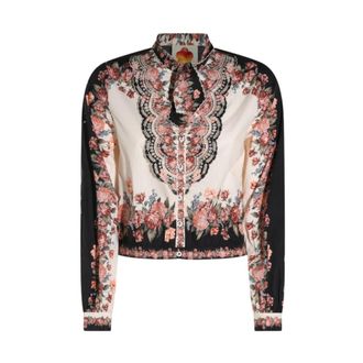 Farm Rio Bluse - - Blouses & Shirts - Damen - Mehrfarbig - S