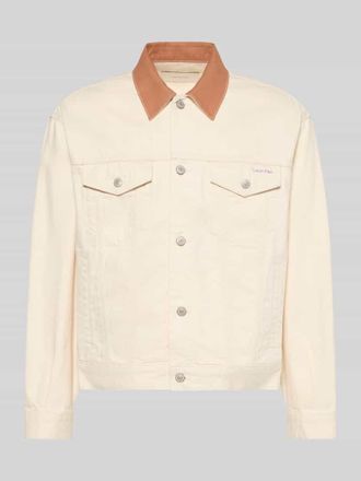 Calvin Klein Jeans Regular Fit Jeansjacke aus reiner Baumwolle