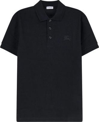 Burberry Homme, Tops, Noir, Taille: M Polo en coton