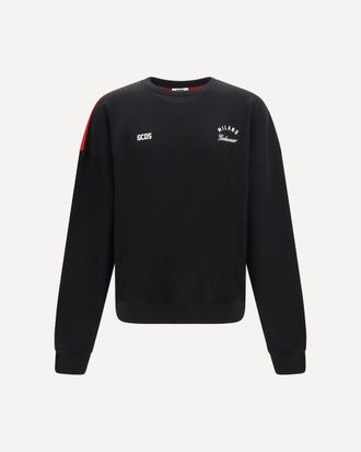 GCDS Crewneck Sweatshirt with back logo Male XL