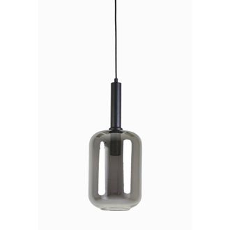 Light & Living Light&living - suspension - Lekar - noir - verre - lampe en