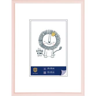 Henzo Napoli Bilderrahmen, Kunststoff, Rosa, Bildformat 50x60 cm