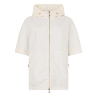 Moorer Penelope Leichte Jacke - - Jackets - Damen - Wei&szlig; - M
