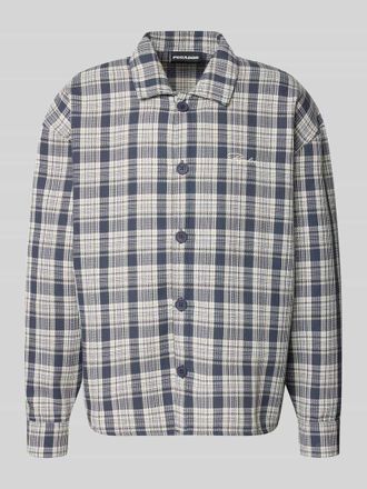 Pegador Relaxed Fit Freizeithemd mit Kentkragen und Label-Stitching