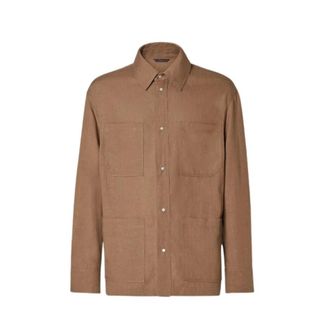 Fendi Herren, Jacken, Braun, LGr&ouml;&szlig;e