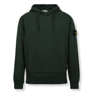 Stone Island Homme, Sweatshirts et sweats &agrave; capuche, Vert, Taille: XL SweaT-shirt &agrave; capuche coupe r&eacute;guli&egrave;re avec poche kangourou