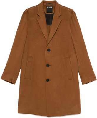 Ermenegildo Zegna Mantel aus Kaschmir - Braun