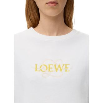 Loewe T-shirt classique en coton m&eacute;lang&eacute;