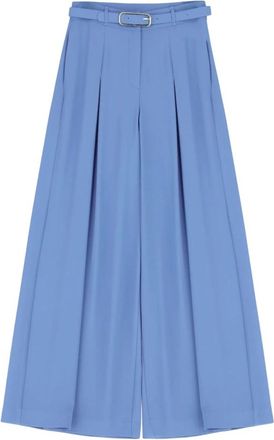 Imperial Femme, Pantalons, Bleu, Taille: 40 FR Pantalone a Palazzo