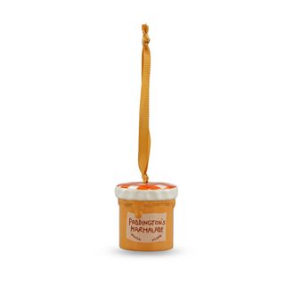 Half Moon Bay Paddingtons Marmelade, 5,1 x 7,6 cm, Keramik, dekoratives H&auml;ngeornament mit Band, Orange