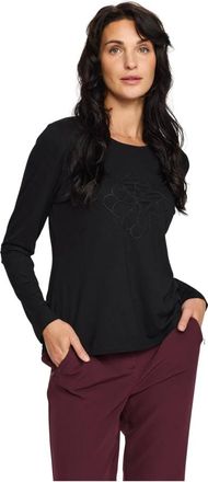 2-Biz Femme, Tops, Noir, Taille: 40 FR Dari Thin Sweater