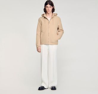 Sandro Kapuzenjacke mit Rei&szlig;verschluss