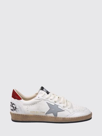 Golden Goose Baskets Ball Star pour homme en cuir avec d&eacute;tails &agrave; effet craquel&eacute;