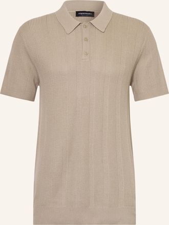 Strokesman's Strokesmans Strick-Poloshirt gruen