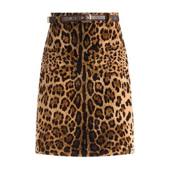 Max Mara Ausgestellter bedruckter Samt-Minirock - - Skirts - Damen - Mehrfarbig - 2XS