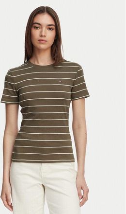 Tommy Hilfiger T-Shirt New Cody WW0WW40587 Braun Slim Fit