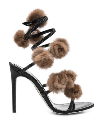 Rene Caovilla Sandalen - Schwarz