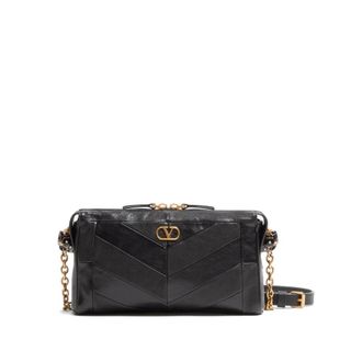 Valentino Garavani Panthea Kleine Schultertasche - - Bags - Damen - Schwarzk - ONE SIZE