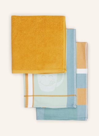 ROSS 3er-Set Geschirrt&uuml;cher gruen