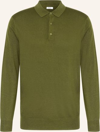 Paul Paul Strick-Poloshirt gruen