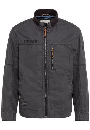 Camel Active Herren Leichter Blouson aus Baumwolle im Washed Look Schwarz, menswear-60